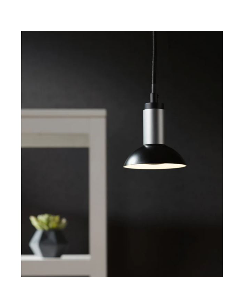 Spot 100mm LED 4,9W GU10 negro y blanco 3000K Regulable en 3 pasos