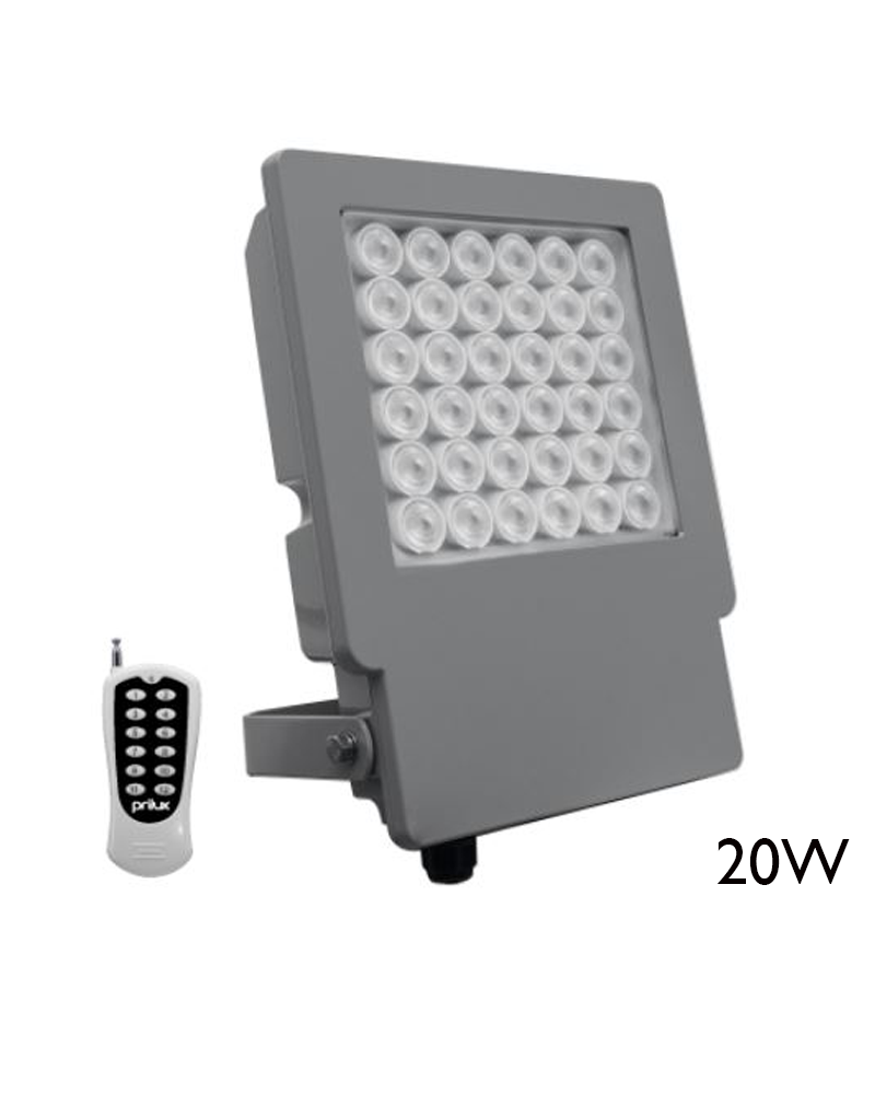 Outdoor projector 20W RGB IP65 with remote control