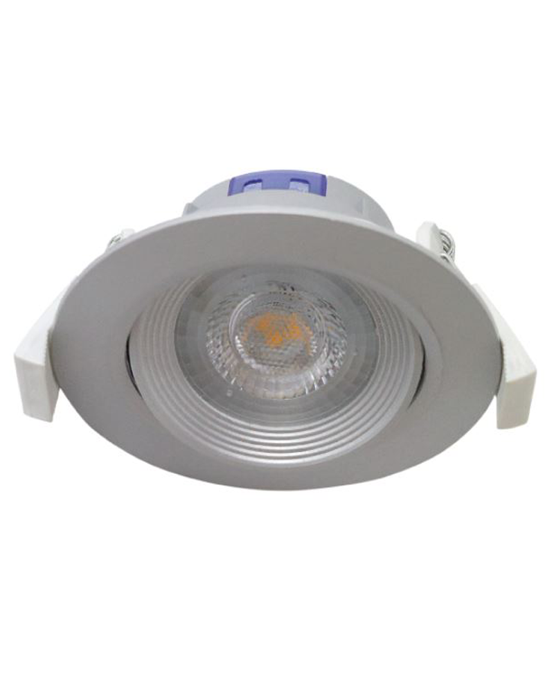 Round recessed downlight LED 6.5W 25° Grey