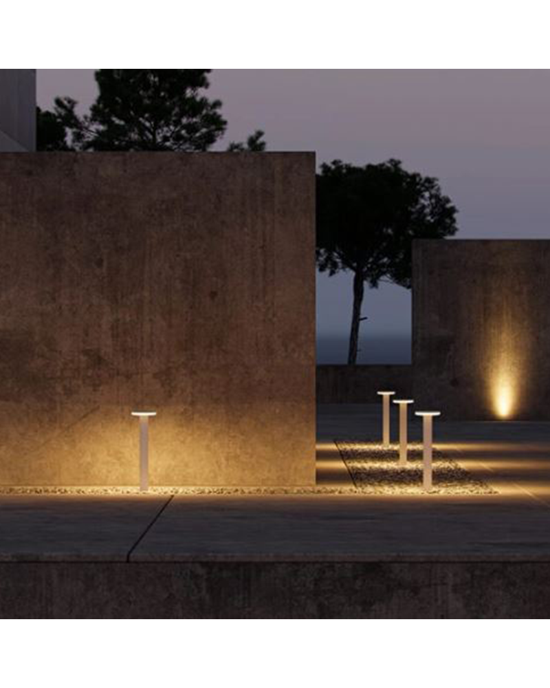 Outdoor beacon 60cm in aluminum and polycarbonate IP65 LED 12W 4000K