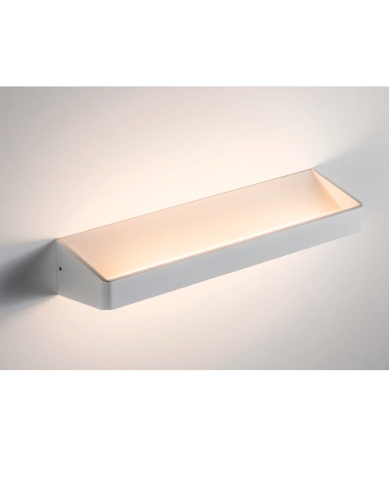 Aplique de pared blanco 40 cm de interior aluminio LED 5,5W 2700K 560lm 230V