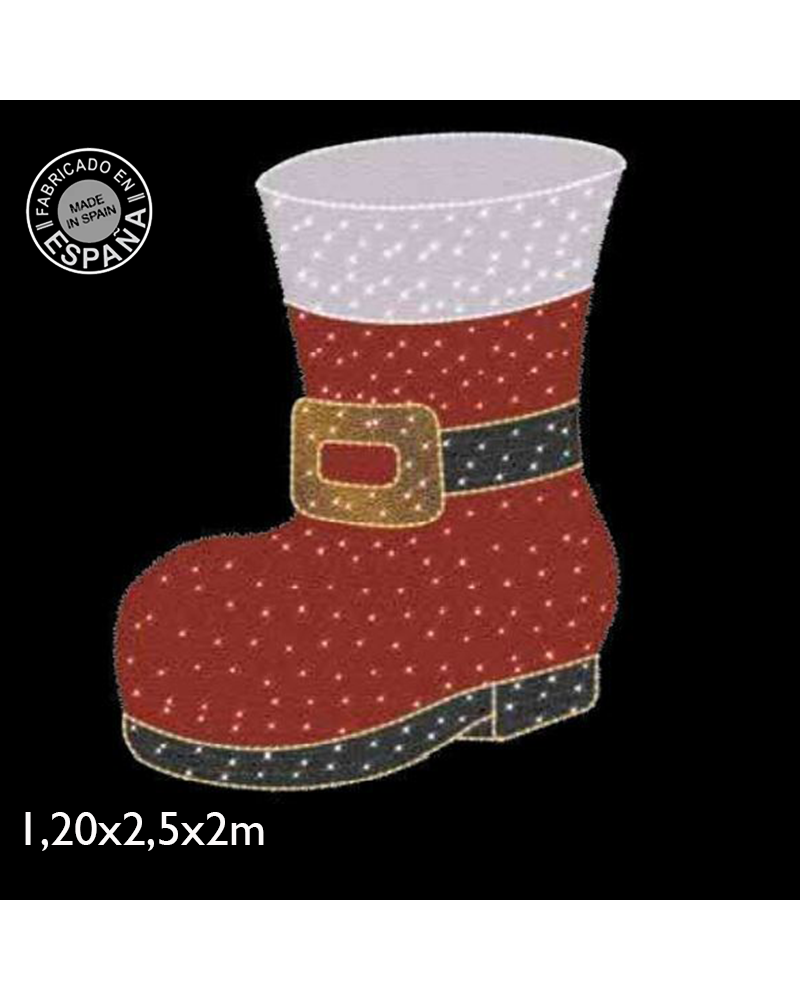 Santa Claus selfie boot 1.20x2.5x2 meters LED and colored tapestry IP65 ...