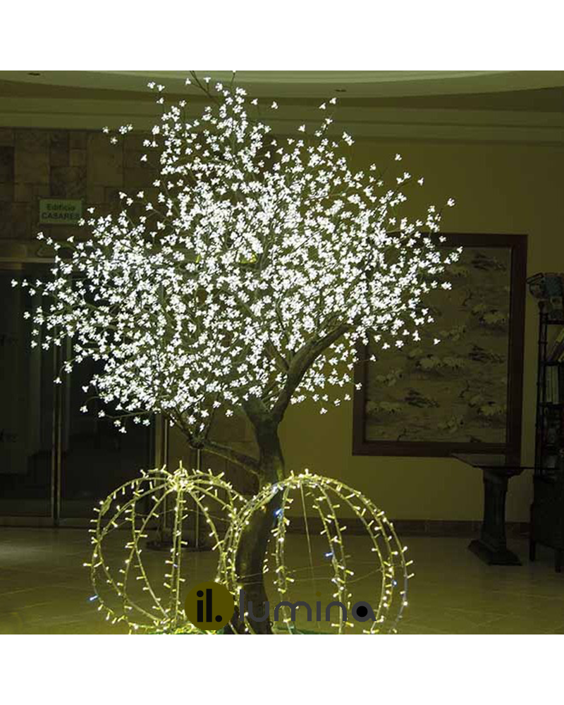 Lighted Cherry Tree
