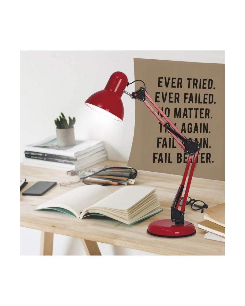 Pixar articulated reading lamp 80cm 40W E27 in metallic finish