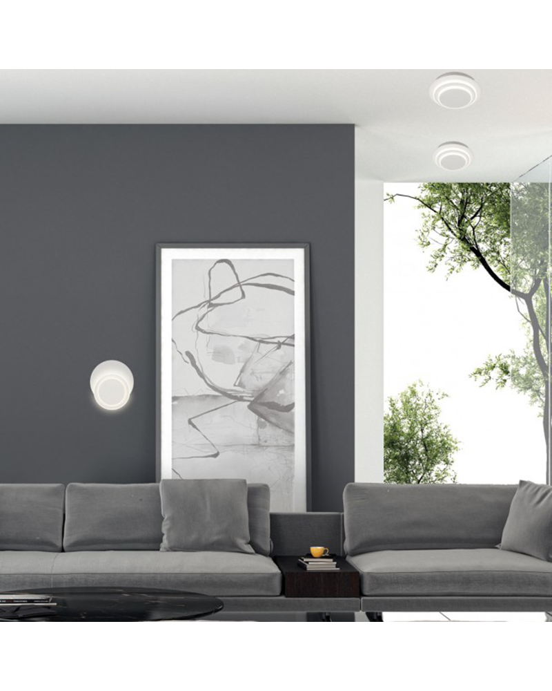 LED circular ceiling light 24x15cm design white warm light 3000K 15W