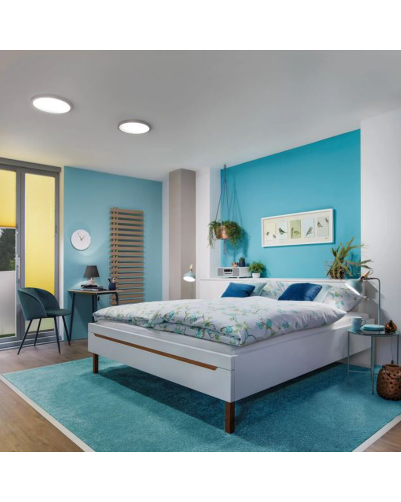 Ceiling light 30cm LED 16W round matt white