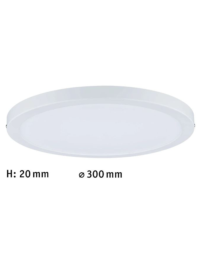 Ceiling light 30cm LED 16W round matt white