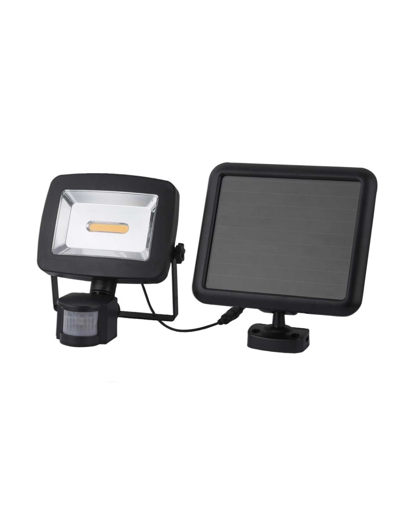 Small solar spotlight 16.5cm LED 500Lm 3500K motion detector with ...