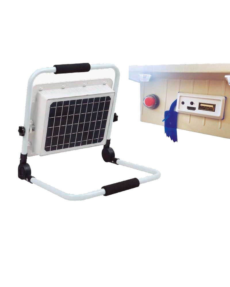 12,000Lm solar projector spotlight with IP65 adjustable remote control ...