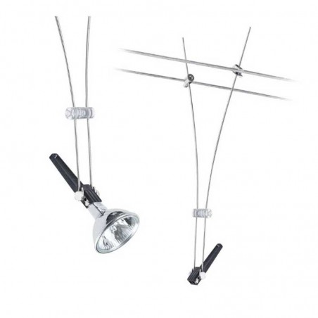 Spotlight for lighting cable system GU5.3 12V