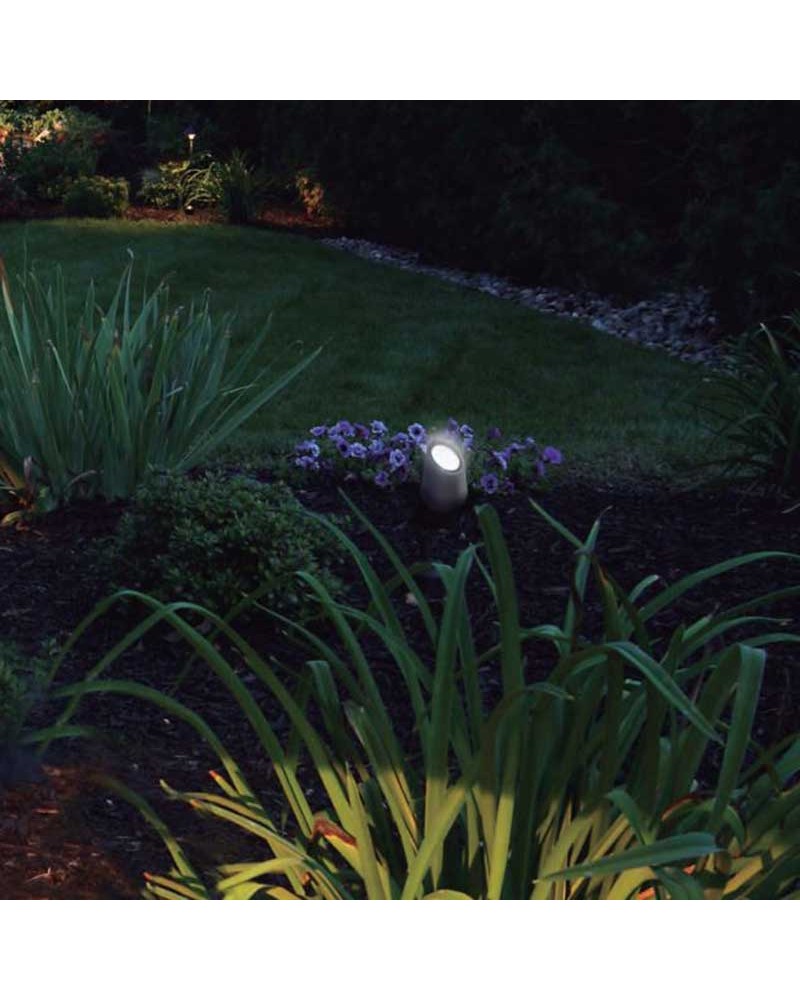 Outdoor beacon 16cm diameter GU10 gray cement IP65