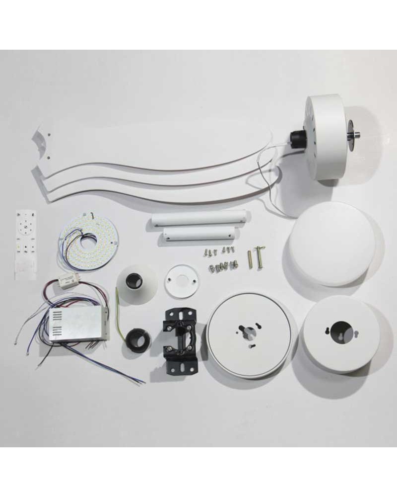 Ceiling fan 20W Ø106cm LED CCT 20W remote control ADJUSTABLE light ...