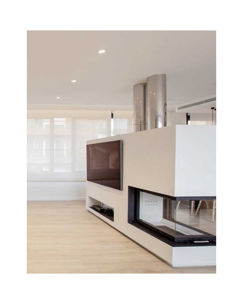 Downlight 8W LED 8.4cm round recessed CCT SWITCH 2700K/3200K/4000K