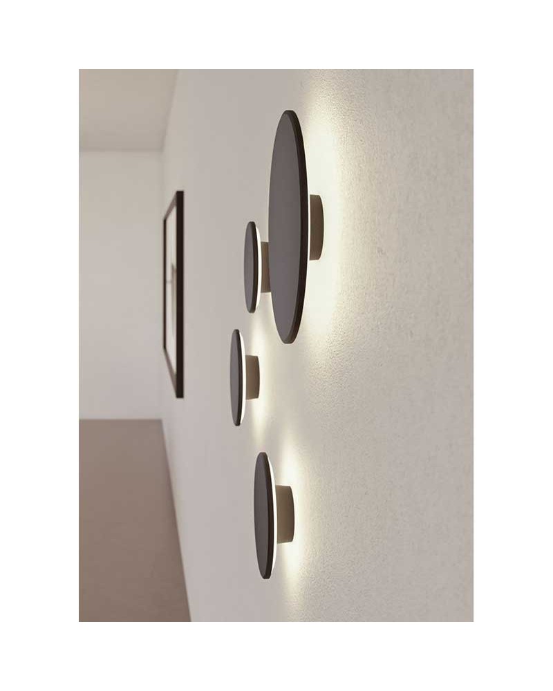 Outdoor wall light 12cm aluminum and PC LED 6W CCT Switch 2700K/3200K ...