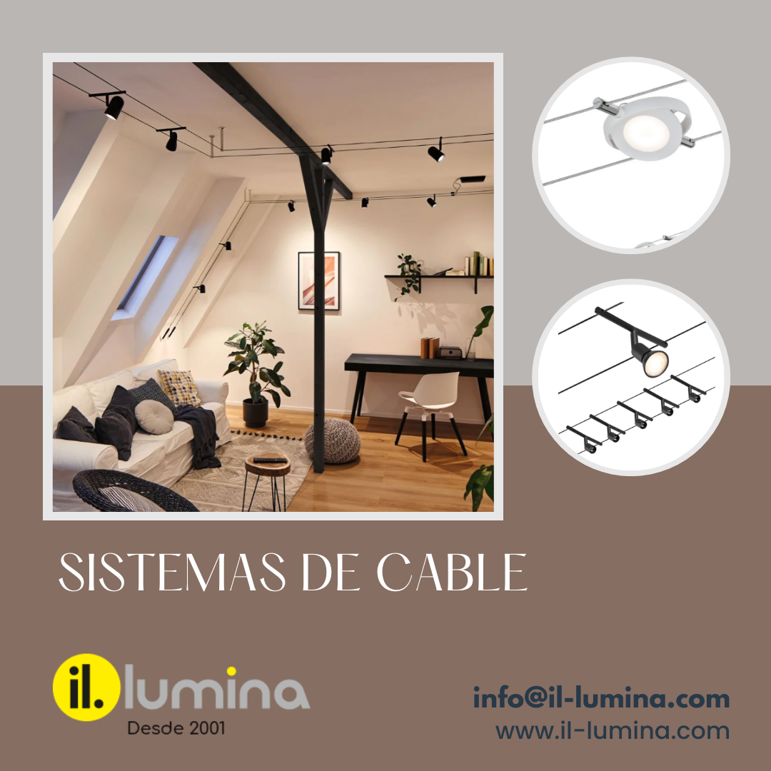 Iluminación por sistemas de cable. Consejos e instrucciones - Il-lumina ...